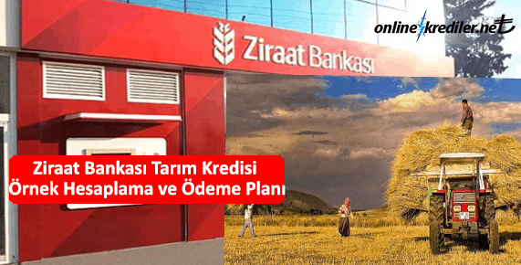 Ziraat Bankası Tarım Kredisi Örnek Hesaplama ve Ödeme Planı | Şubeye ...